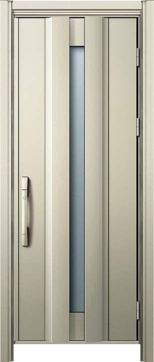 ドアリモ玄関ドアD30 D4仕様 C04アルミ色 片開き ポケットキー（ストレートハンドル）｜YKKAP｜カインズリフォーム