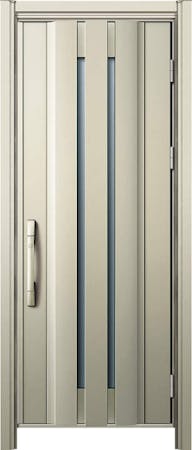 ドアリモ玄関ドアD30 D4仕様 C05アルミ色 片開き ピタットキー（ストレートハンドル）｜YKKAP｜カインズリフォーム