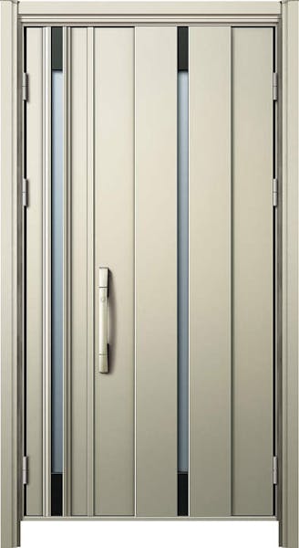 ドアリモ玄関ドアD30 D2仕様 C08アルミ色 親子 ピタットキー（ストレートハンドル）｜YKKAP｜カインズリフォーム