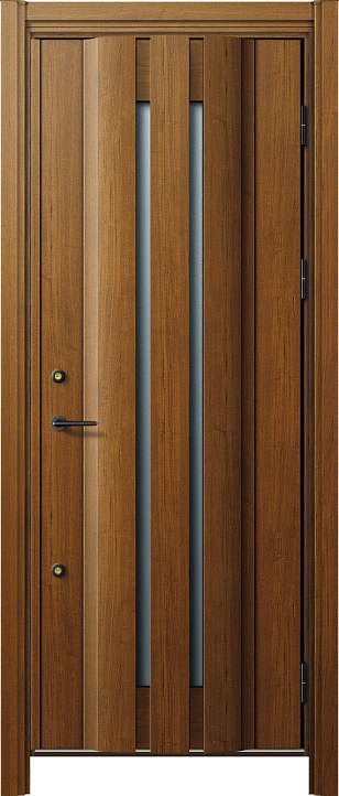 ドアリモ玄関ドアD30 D4仕様 C05木目色 片開き 手動錠（ストレート/クラシックハンドル）｜YKKAP｜カインズリフォーム