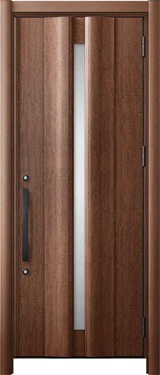 リシェントドア3 断熱K4仕様 G12型 木目色 片開き ランマ無し｜LIXIL｜カインズリフォーム