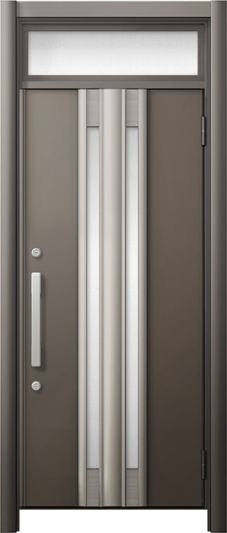 リシェントドア3 断熱K4仕様 G77型 アルミ色 片開き ランマ無し｜LIXIL｜カインズリフォーム