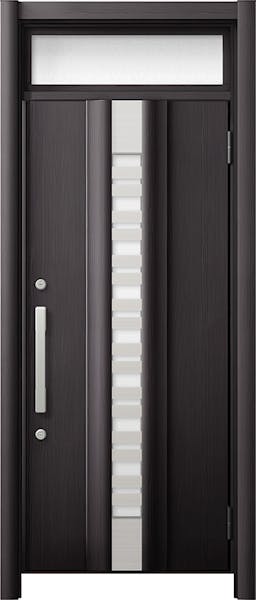 リシェントドア3 断熱K4仕様 G82型 木目色 片開き ランマ有り｜LIXIL｜カインズリフォーム