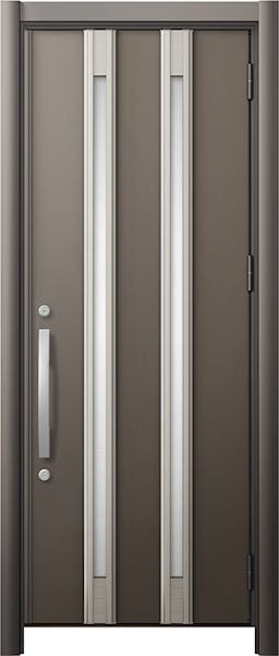 リシェントドア3 断熱K4仕様 M24型 アルミ色 片開き ランマ無し｜LIXIL｜カインズリフォーム