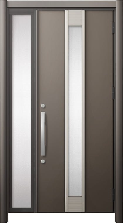 リシェントドア3 断熱K4仕様 M77型 アルミ色 片袖 ランマ無し｜LIXIL｜カインズリフォーム