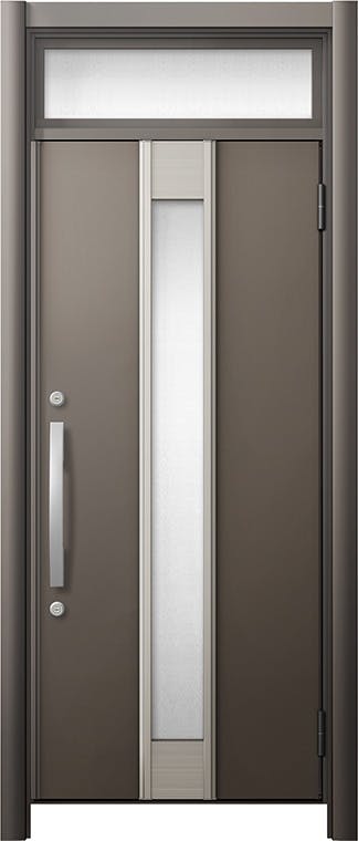 リシェントドア3 断熱K4仕様 M77型 アルミ色 片開き ランマ有り｜LIXIL｜カインズリフォーム