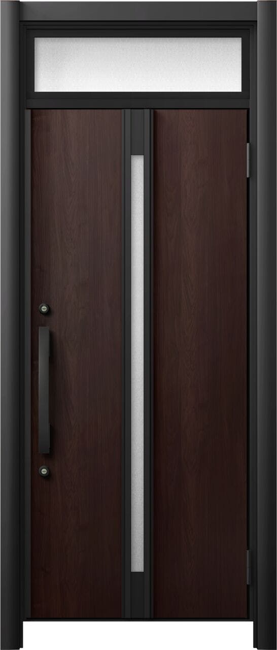 リシェントドア3 断熱K4仕様 M79型 アルミ色 片開き ランマ有り｜LIXIL｜カインズリフォーム