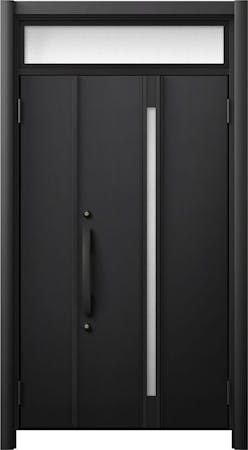 リシェントドア3 断熱K4仕様 M79型 アルミ色 親子（採光なし） ランマ有り｜LIXIL｜カインズリフォーム