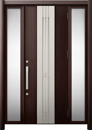 リシェントドア3 断熱K4仕様 M84型 採風タイプ 木目色 両袖 ランマ無し｜LIXIL｜カインズリフォーム