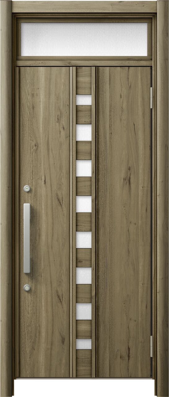 リシェントドア3 断熱K4仕様 M28型 アルミ色 片開き ランマ有り｜LIXIL｜カインズリフォーム