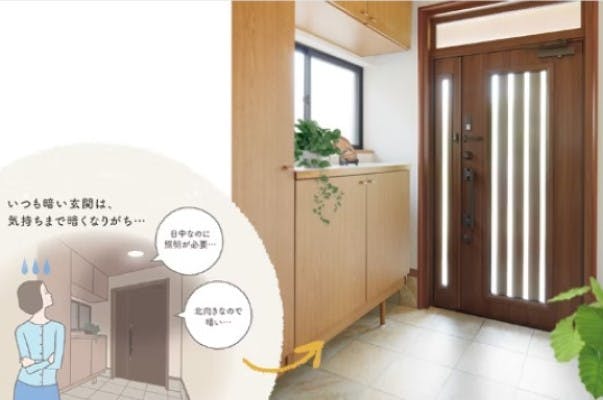 リシェントドア3 断熱K4仕様 M84型 採風タイプ 木目色 親子（採光有り） ランマ無し｜LIXIL｜カインズリフォーム